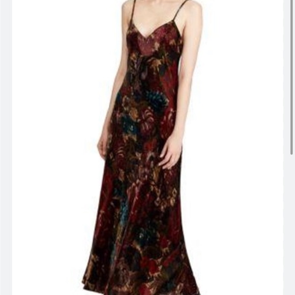 Lauren Ralph Lauren | Dresses | Lauren Ralph Lauren Velvet Maxi Fall ...